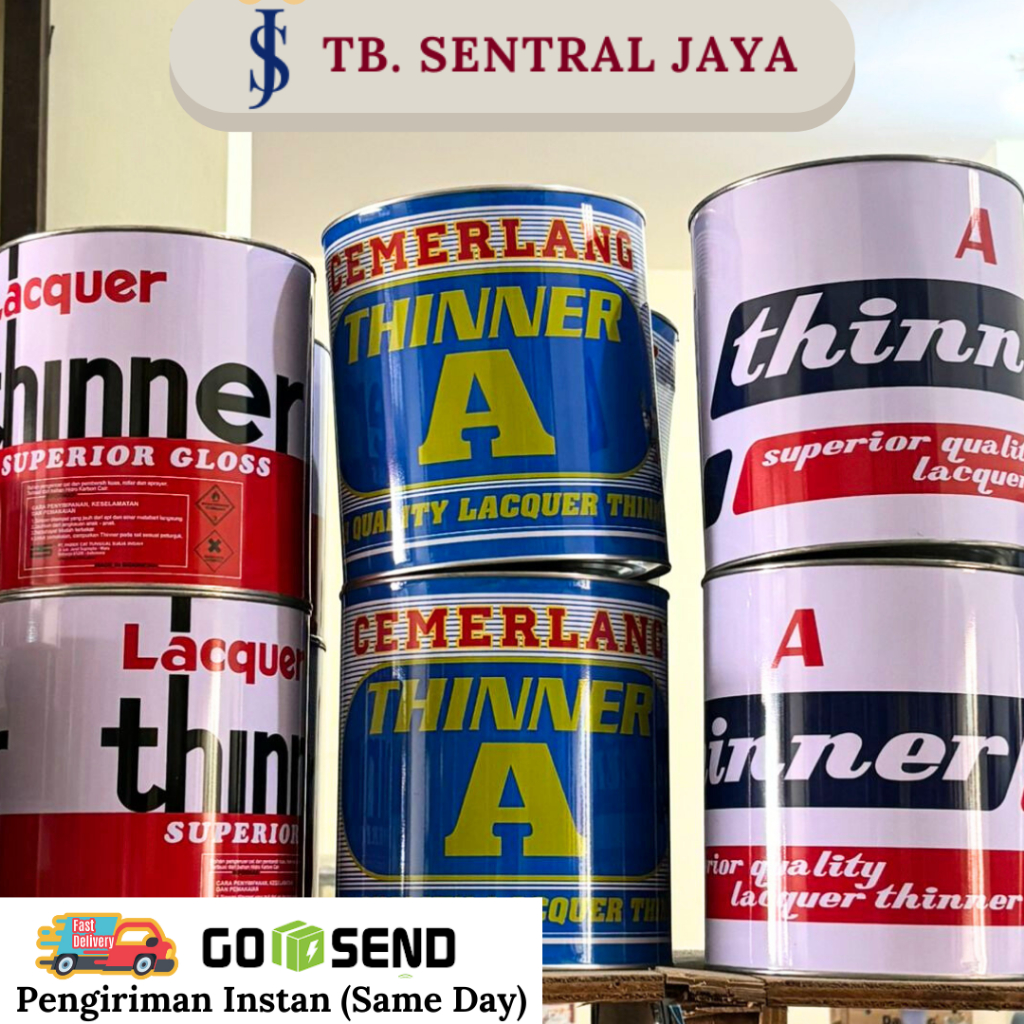 Jual Thinner A dan Thinner Super 0,8L & 3,75 L Pengiriman Instan ...
