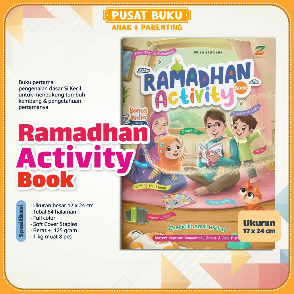 Jual Buku Aktivitas Ramadhan anak-Ramadhan Activity Book-Buku Kegiatan ...