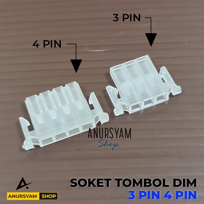 Jual Socket Dim Klakson Sen 3 Pin 4 Pin Tanpa Skun / Soket Tombol Dim ...