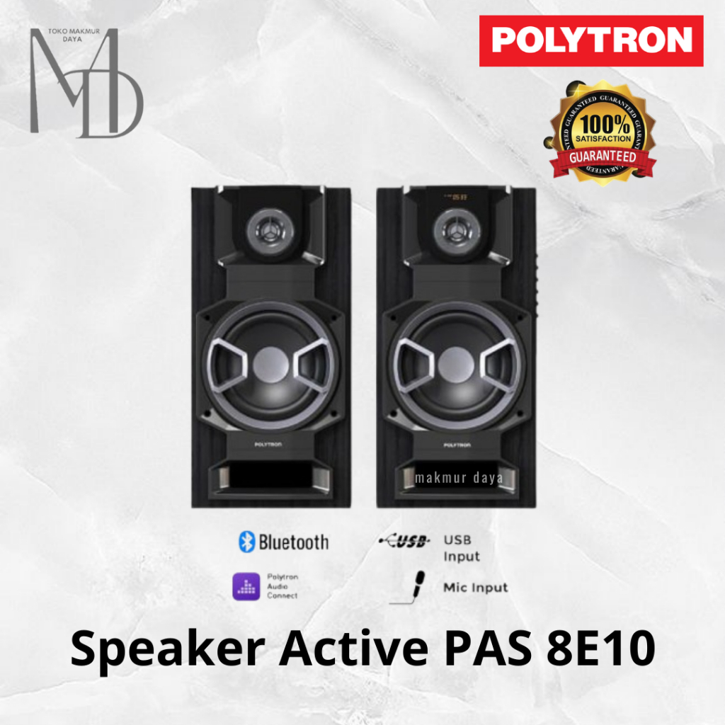 Jual Polytron Speaker Active PAS 8E10 / PAS8E10 / PAS-8E10 Bluetooth ...