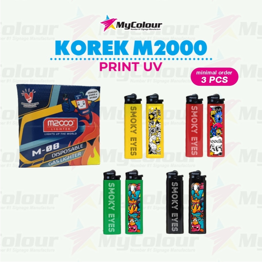 Jual KOREK API M2000 l KOREK COSTUM l CETAK PRINT UV 1 SISI 2 SISI ...