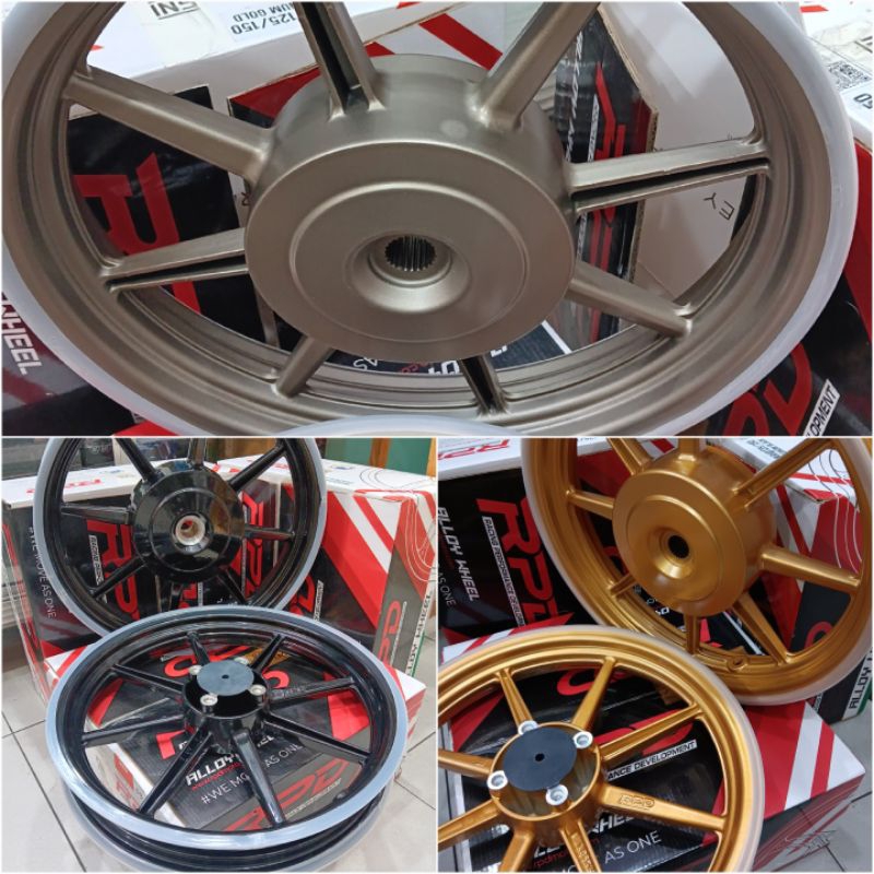 Jual Velg RPD Vario 125 150 Palang 8 Magnum Alloy Wheels Original ...
