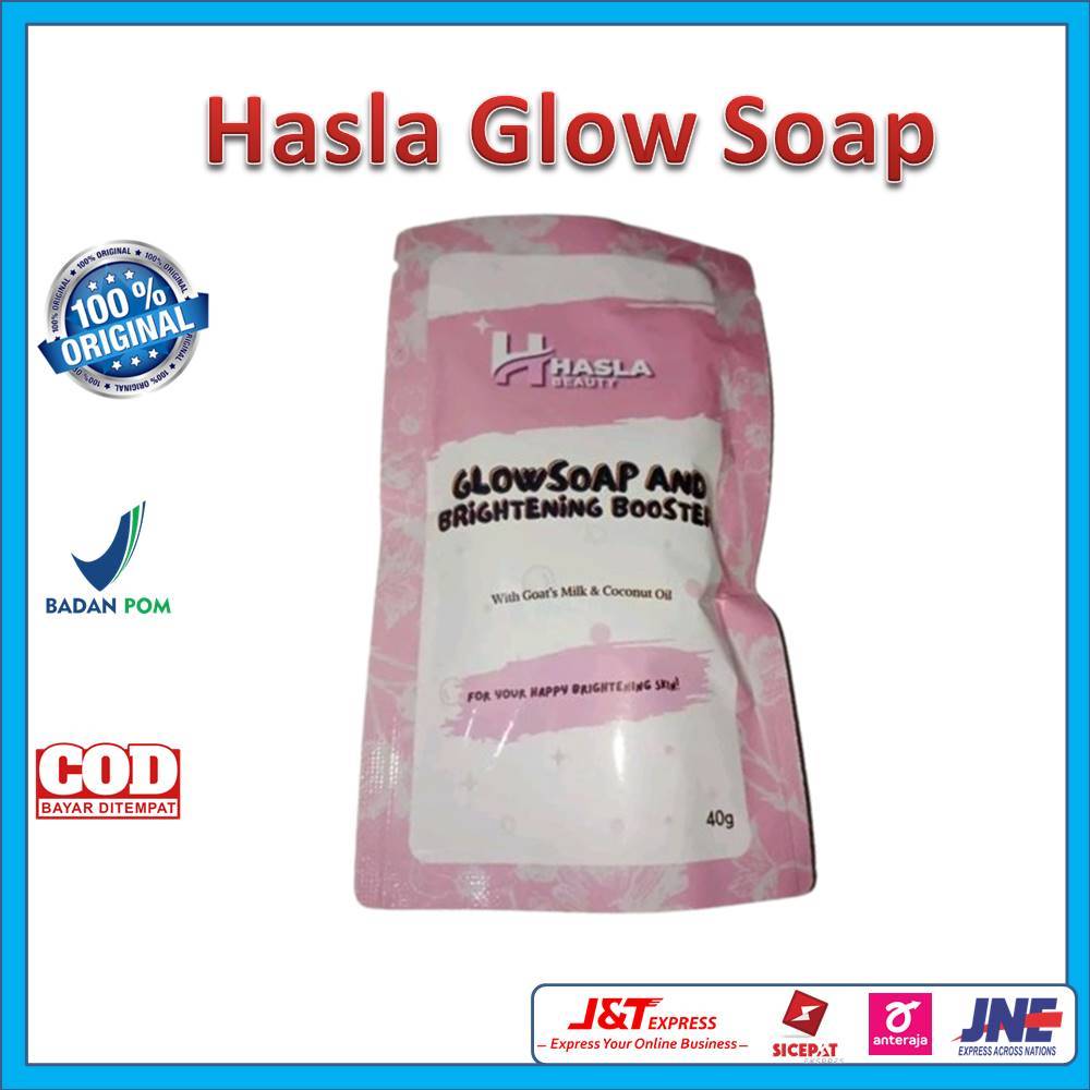 Jual Hasla Glow Soap Beauty Sabun booster Brightening | Shopee Indonesia