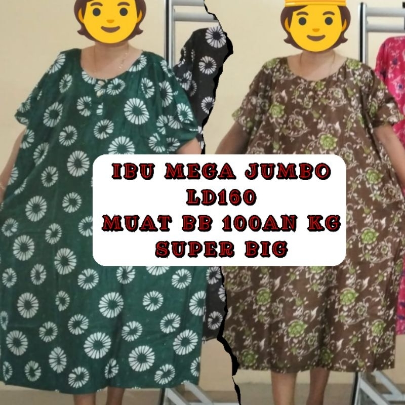 Jual Daster Ibu Gemuk Mega Jumbo Ld160 Rayon adem ( BB 100kg muat ...