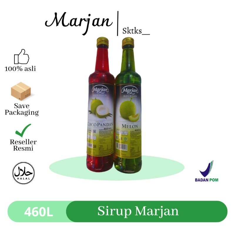 Jual MARJAN Sirup Melon Coco Pandan 1 botol | Shopee Indonesia