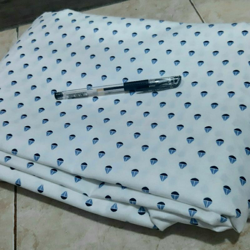 Jual bahan kain katun twill premium ex garment branded grade a motif ...