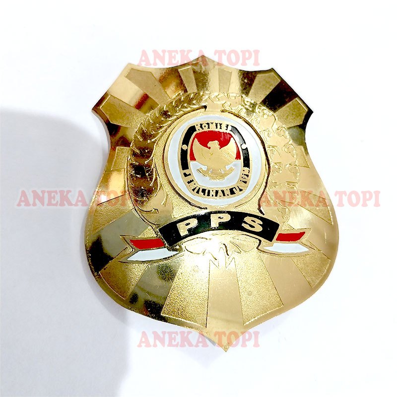 Jual Lencana PPS Model Perisai Pin Logo PPS Warna Gold - Aneka Topi ...