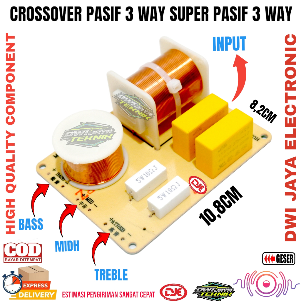 Jual kit Cross over pasif 3 way SUPER | Shopee Indonesia