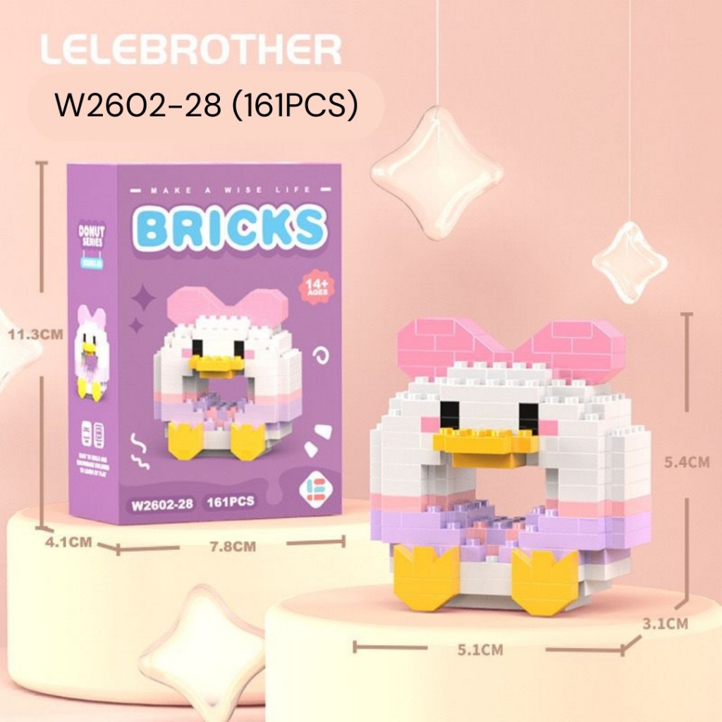 Jual [tma] Mainan Mini Brick Karakter / Balok Susun Mini / Building Box ...