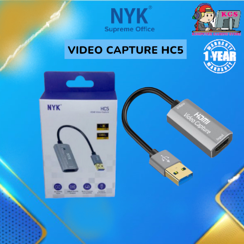Jual Video CAPTURE STICK HDMI TO USB NYK HC 5 /HC6 | Shopee Indonesia