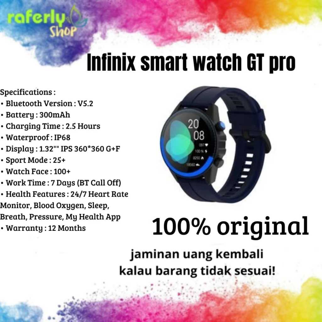 Jual Infinix Smart Watch GT PRO XW2 Garansi Resmi | Shopee Indonesia