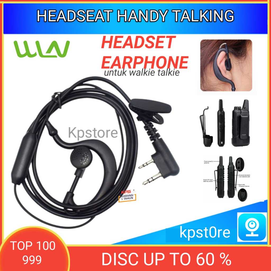 Jual HEADSET HT JAMIN BISA PAKAI TIDAK TERPUTUS PUTUS | Shopee Indonesia