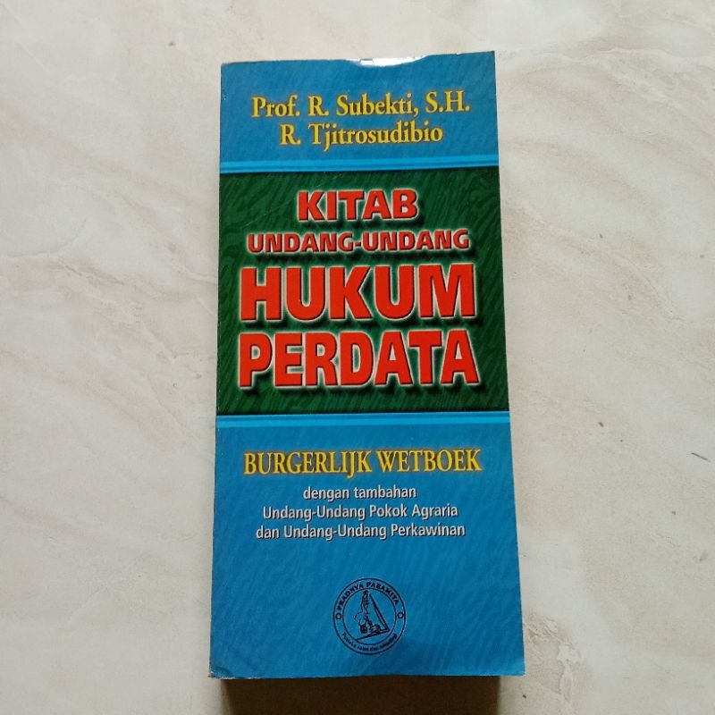 Jual BUKU KITAB UNDANG - UNDANG HUKUM PERDATA | Shopee Indonesia