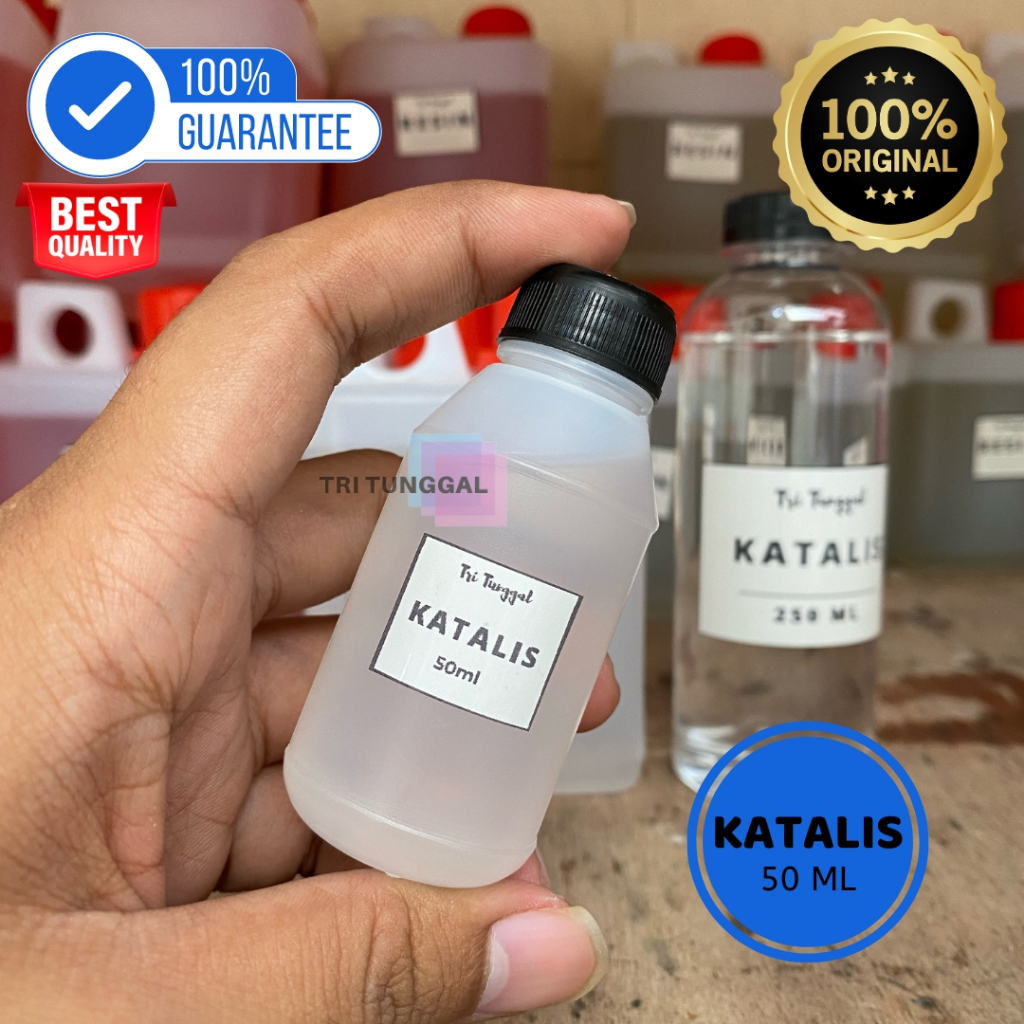 Jual Katalis Ukuran 50ml Pengeras Resin Hardener Cairan Bening Catalis ...
