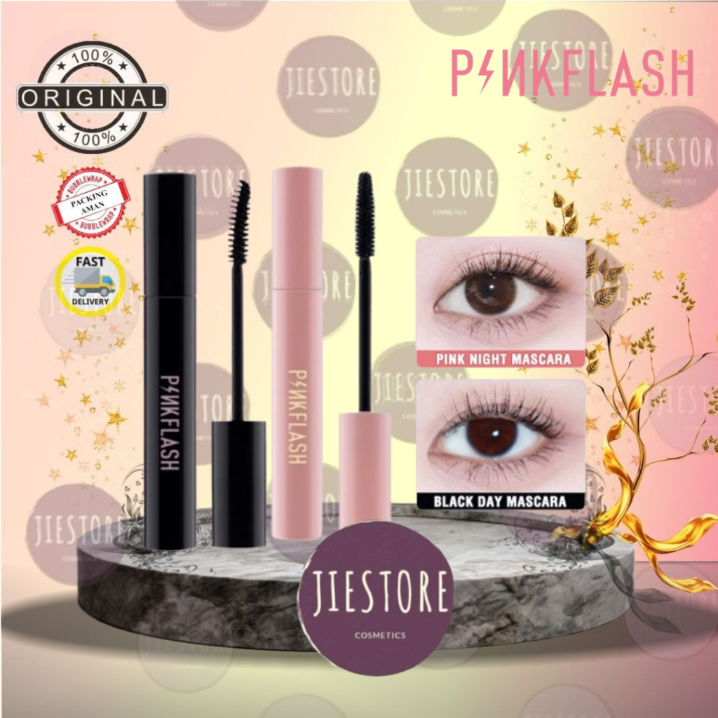 Jual PINKFLASH Maskara Oilproof Curl Mascara Volume Bulu Mata PF-E08 ...