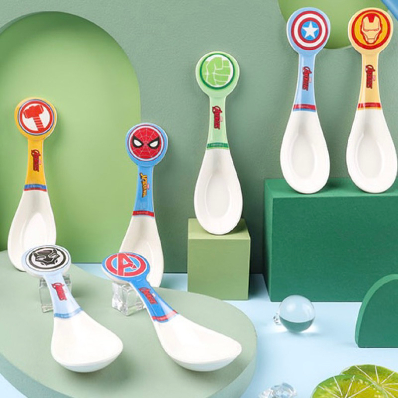 Jual SENDOK SOUP SOUP SPOON SENDOK BEBEK ANAK MARVEL / Spiderman Iron ...