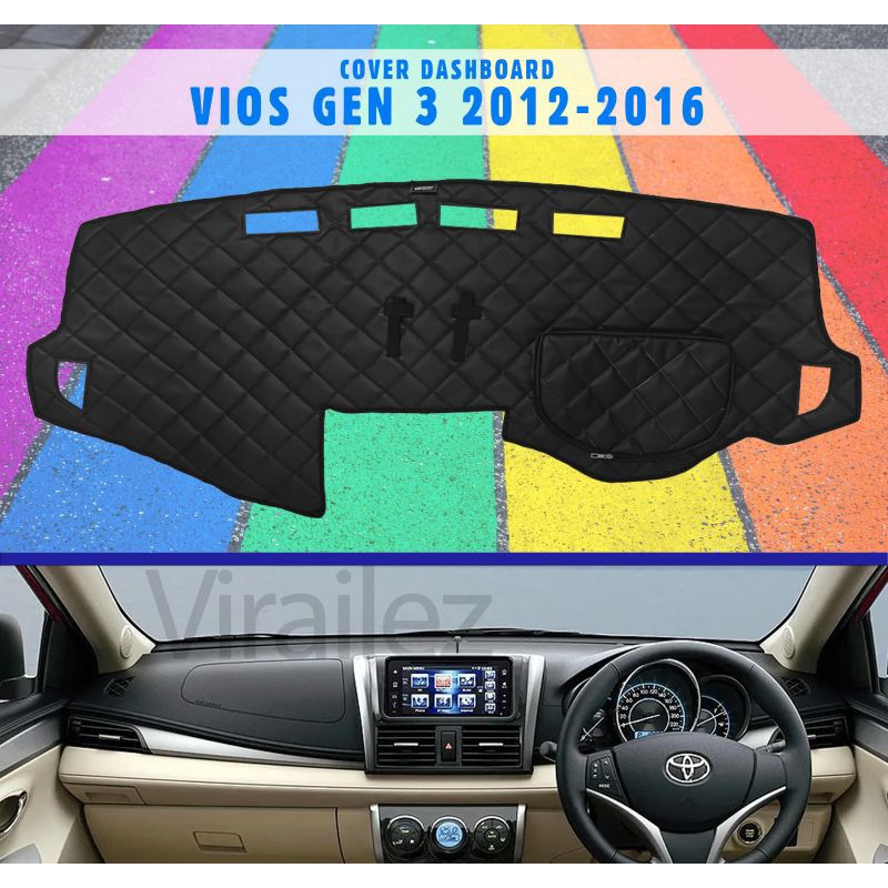 Jual Cover Dasbor Alas Dashboard Vios Gen 3 Tahun 2012-20016 | Shopee ...