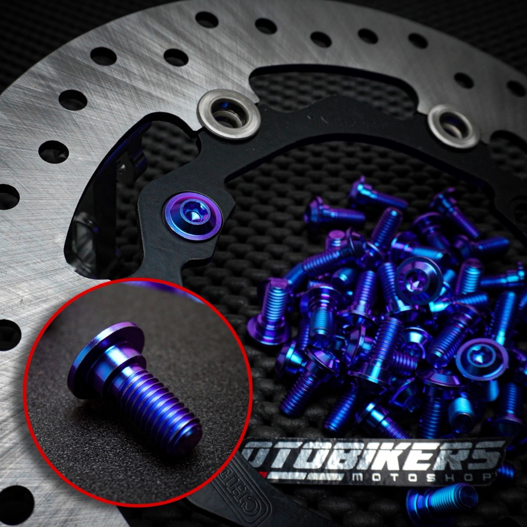 Jual (Hagra Satuan) Baut Titanium Disc Piringan Cakram NMAX Aerox Xmax ...