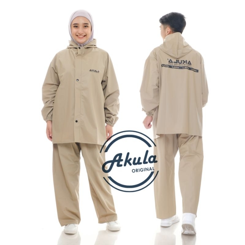 Jual Jas Hujan AKULA Mantel Pria Wanita Baju Dan Celana Dewasa Anti ...