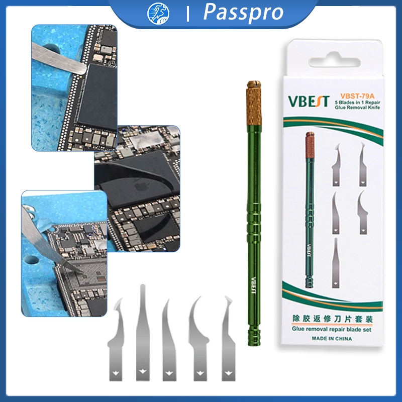 Jual VBST-79A Pisau IC Set Universal Repair Pry Bar Tool untuk eMMc CPU PCB | Shopee Indonesia