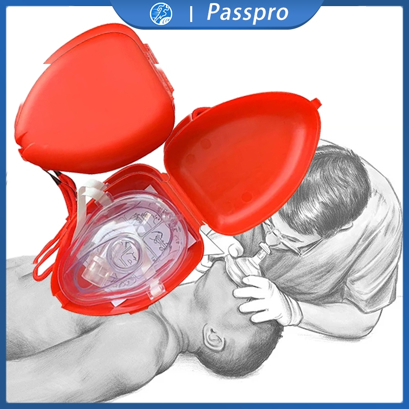 Jual Medical CPR Mask / CPR Pocket Resuscitator Mask / Mouth To Mouth ...