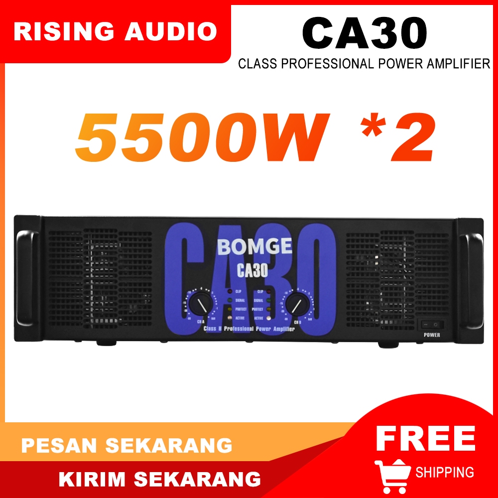 Jual RISING AUDIO CA30 Professional Power Amplifier Iron Material CA30 1500 Watts for Sound ...