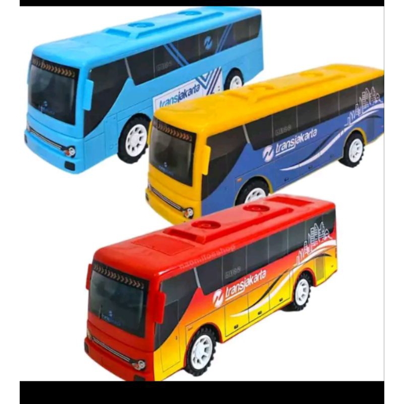 Jual MOBIL BUS TRANSJAKARTA BUS BUSWAY MAINAN ANAK | Shopee Indonesia