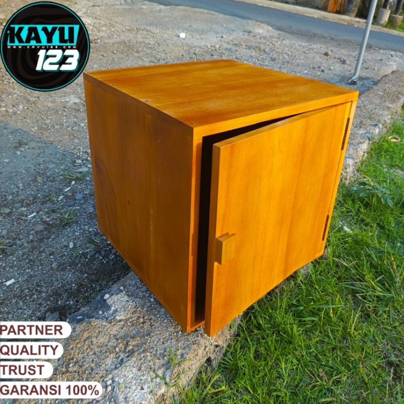 Jual Box Kayu 40x40x40 cm Box Storage Kotak Kayu Serbaguna Keranjang ...