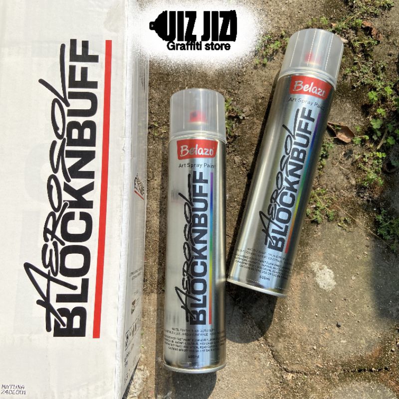 Jual Belazo aerosol blocknbuff 600ml/Belazo art spray paint/pilok ...