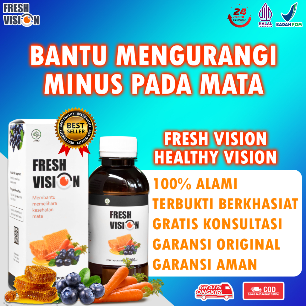 Jual FRESH VISION - Membantu Mengurangi Minus Pada Mata Dengan Madu ...