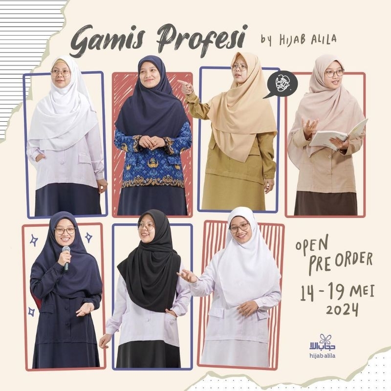 Jual Gamis Profesi by Hijab Alila | Shopee Indonesia
