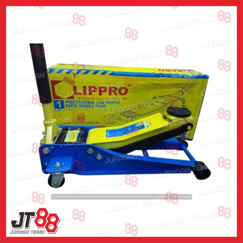 Jual Lippro Dongkrak Buaya Low Profile 3 Ton Double Pump | Shopee Indonesia