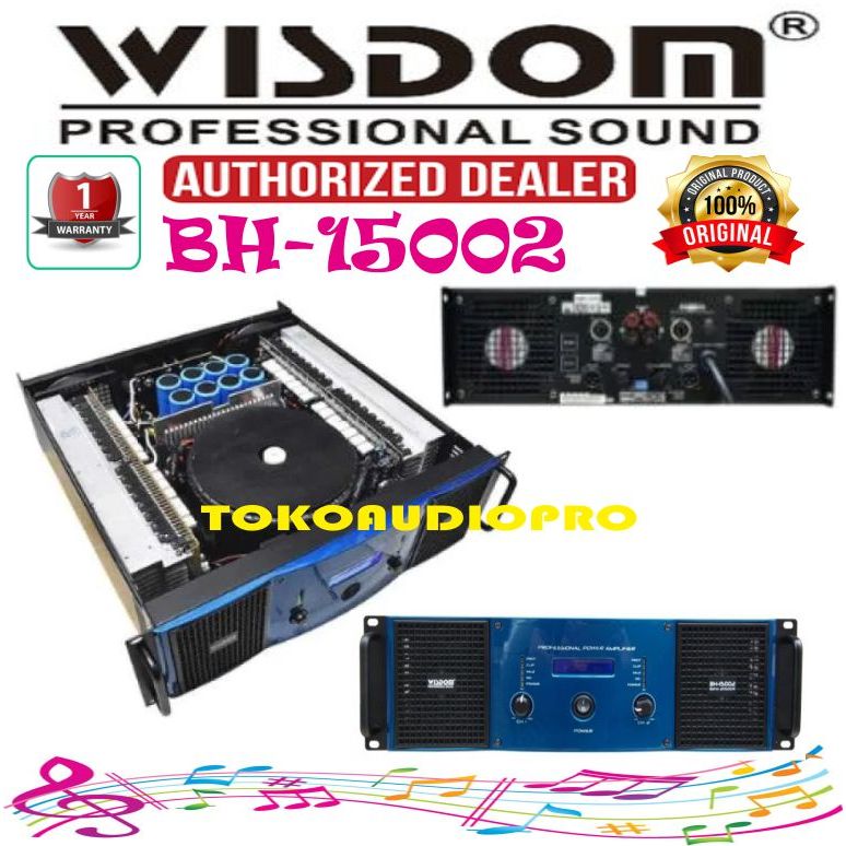Jual Wisdom BH15002 Power Amplifier Original Wisdom BH-15002 | Shopee ...