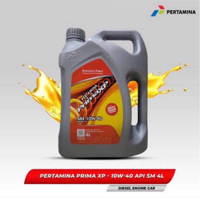 Jual PERTAMINA PRIMA XP 10W40 4 LITER (ORIGINAL) | Shopee Indonesia