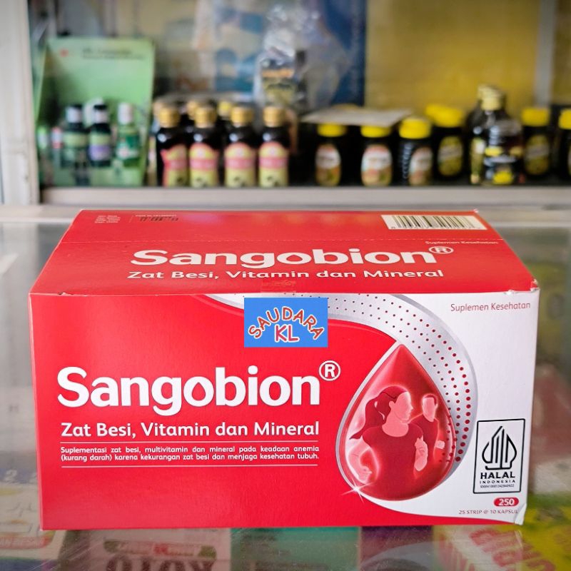 Jual Sangobion box isi 250 Kapsul | Shopee Indonesia
