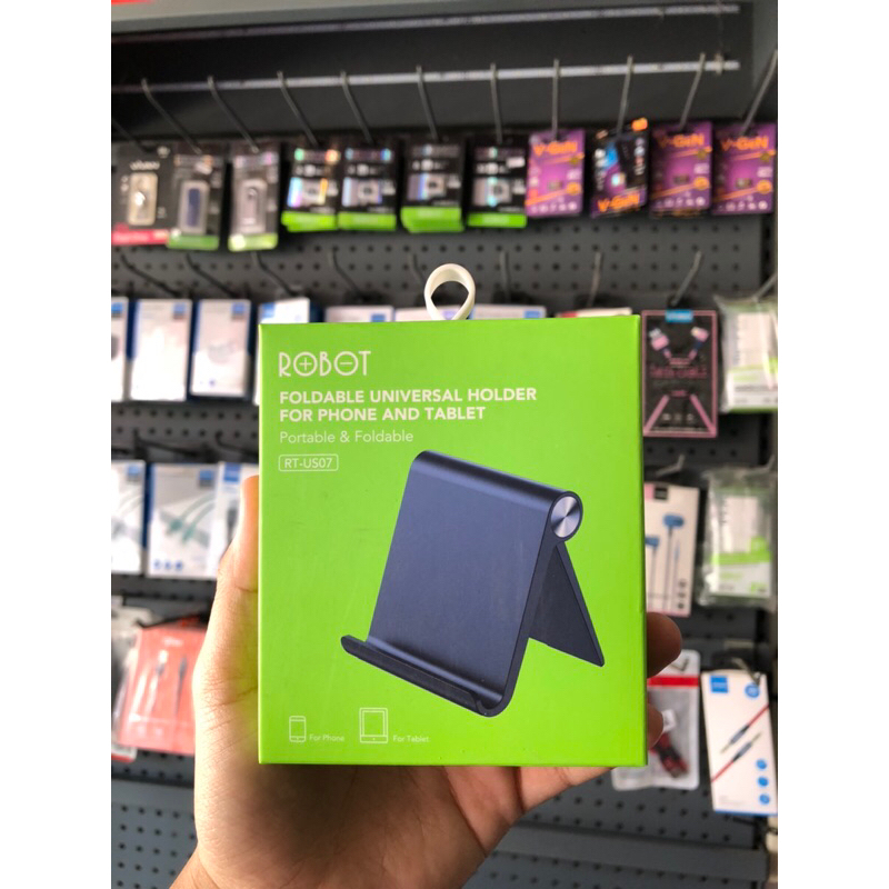 Jual ROBOT RT-US07 Portable Foldable Universal Stent Holder For Phone ...