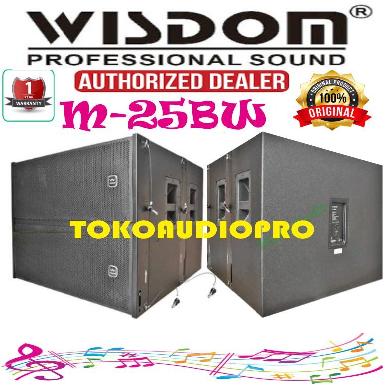 Jual Subwoofer Wisdom M25BW Dual 15-inch Subwoofer Pasif Wisdom M-25BW ...