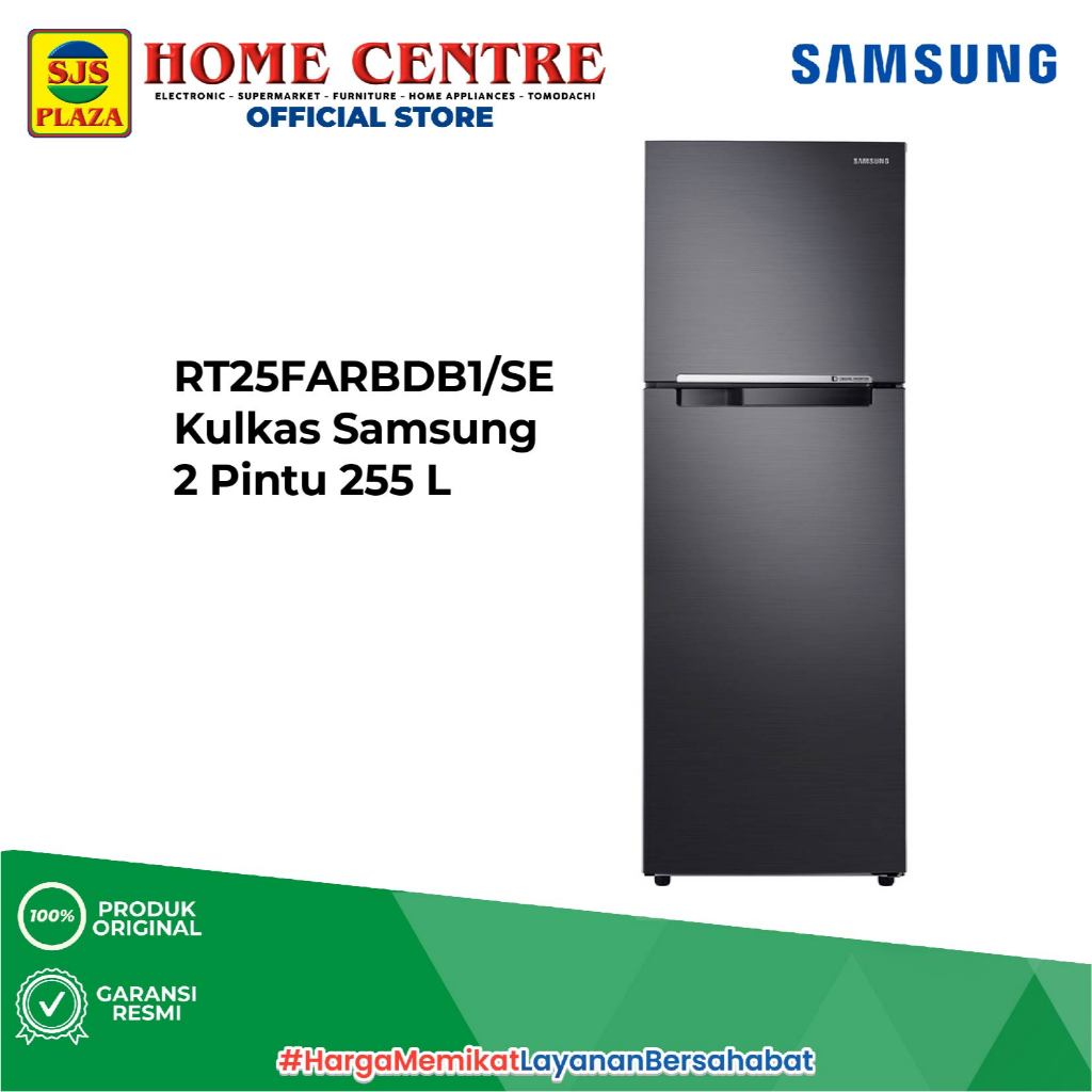 Jual SAMSUNG Kulkas 2 Pintu Kapasitas 255 Liter RT25FARBDB1-SE | Shopee Indonesia
