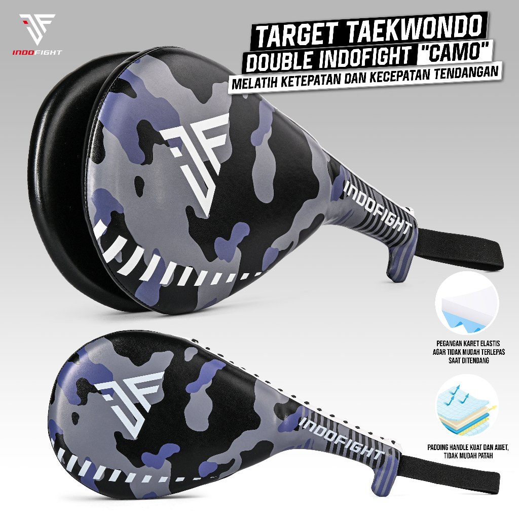 Jual Double Target Taekwondo Sound Indofight Training Target Taekwondo ...