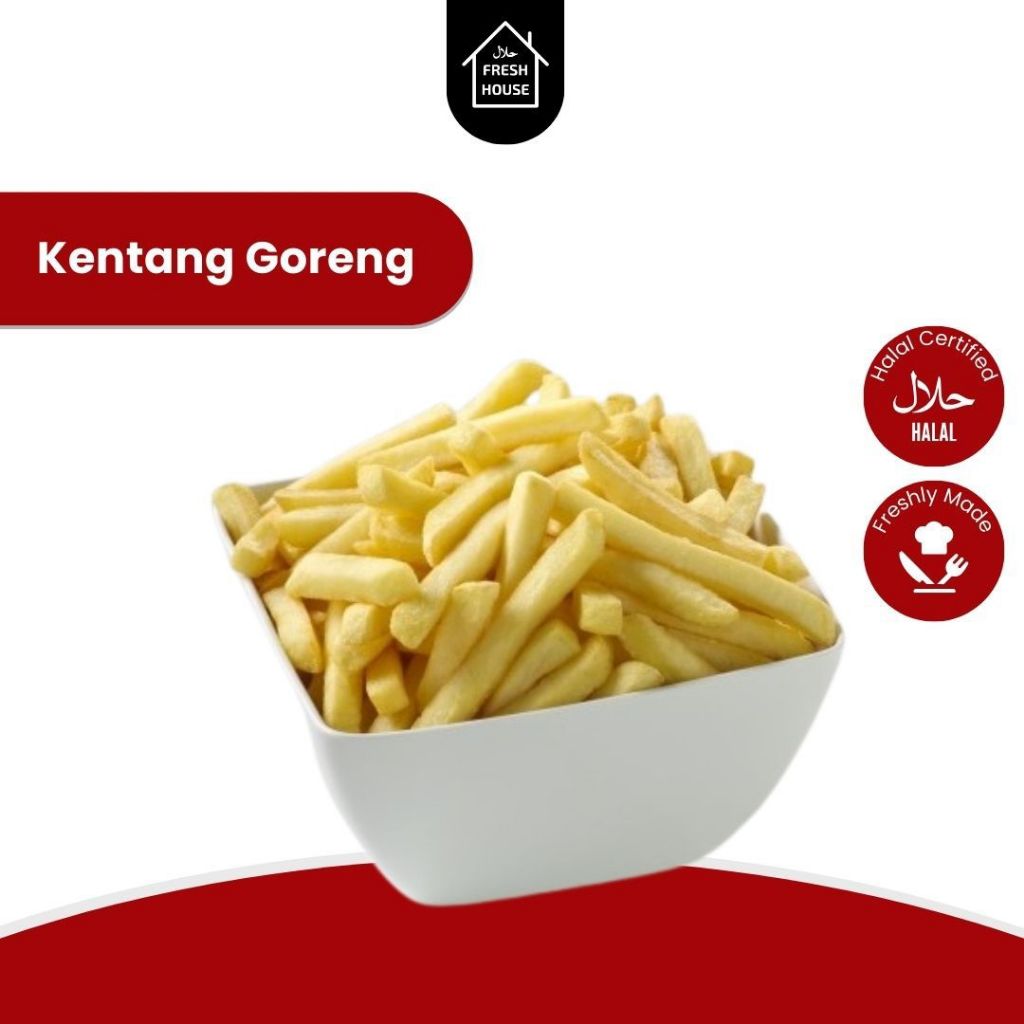 Jual KENTANG GORENG / FRENCH FRIES / KENTANG CURAH | Shopee Indonesia