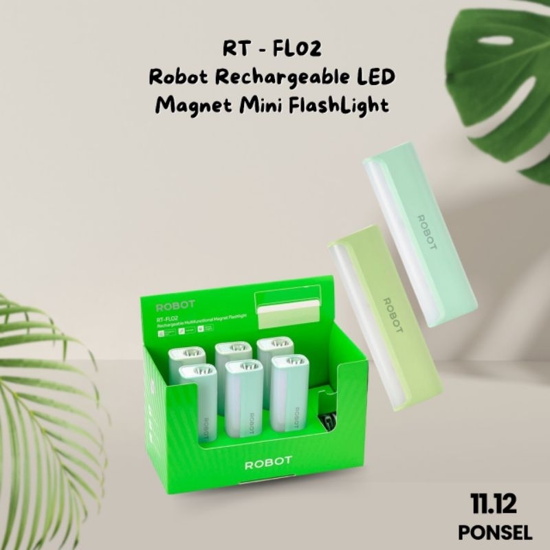 Jual ROBOT RT-FL02 MINI PORTABEL SENTER EMERGENCY LAMP MAGNETIC ...