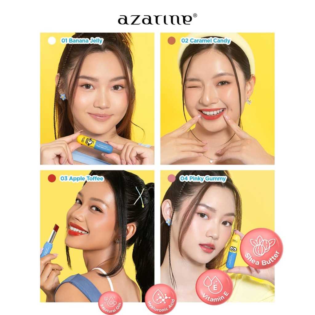 Jual AZARINE LIPPIECABLE BALM X MINIONS | Shopee Indonesia