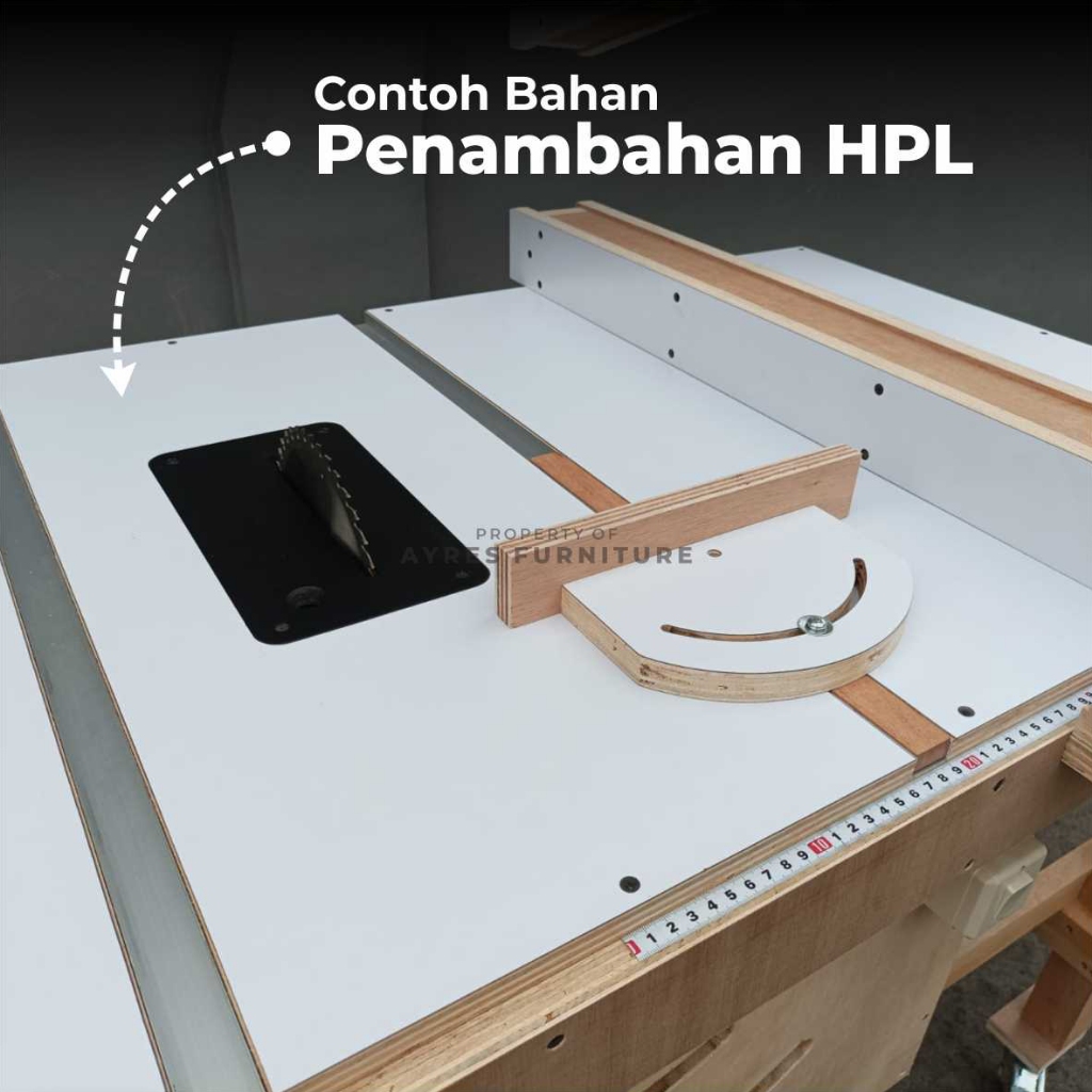 Jual Meja potong kayu / Table saw dari Circular Saw Rakitan Plywood ...