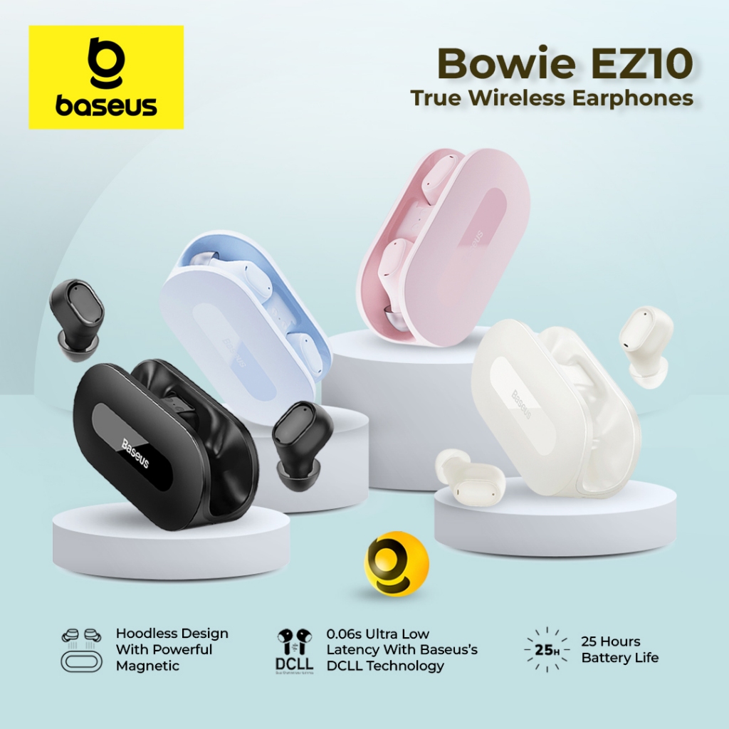 Jual Baseus Bowie EZ10 True Wireless Earphones TWS Mini Earbuds ...