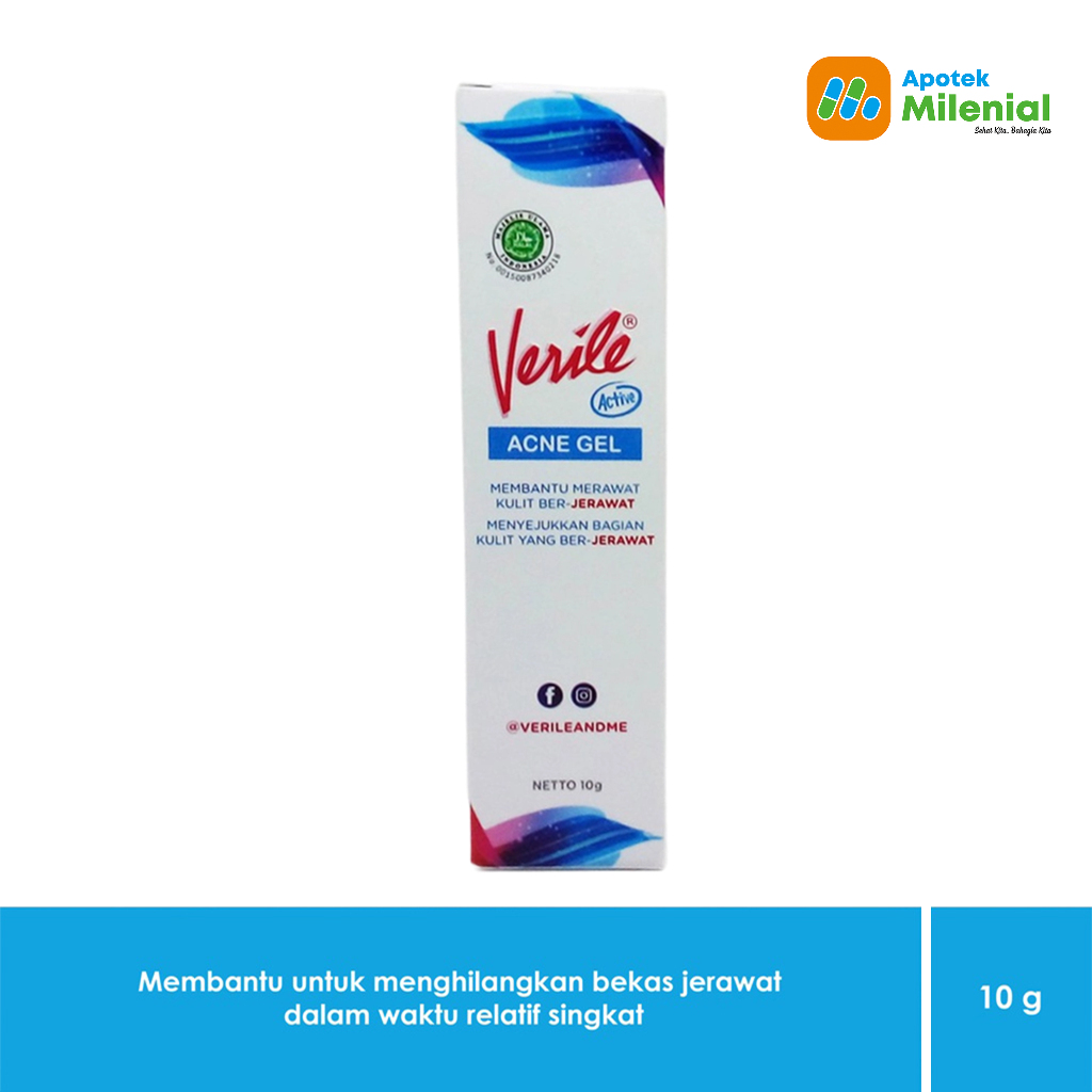Jual Verile Acne Gel 10 gram / Membantu Merawat Kulit Berjerawat ...