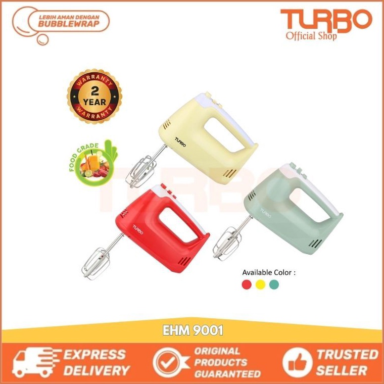 Jual NEW Turbo Hand Mixer Pengaduk Genggam Tanpa Mangkuk Bowl EHM91 ...