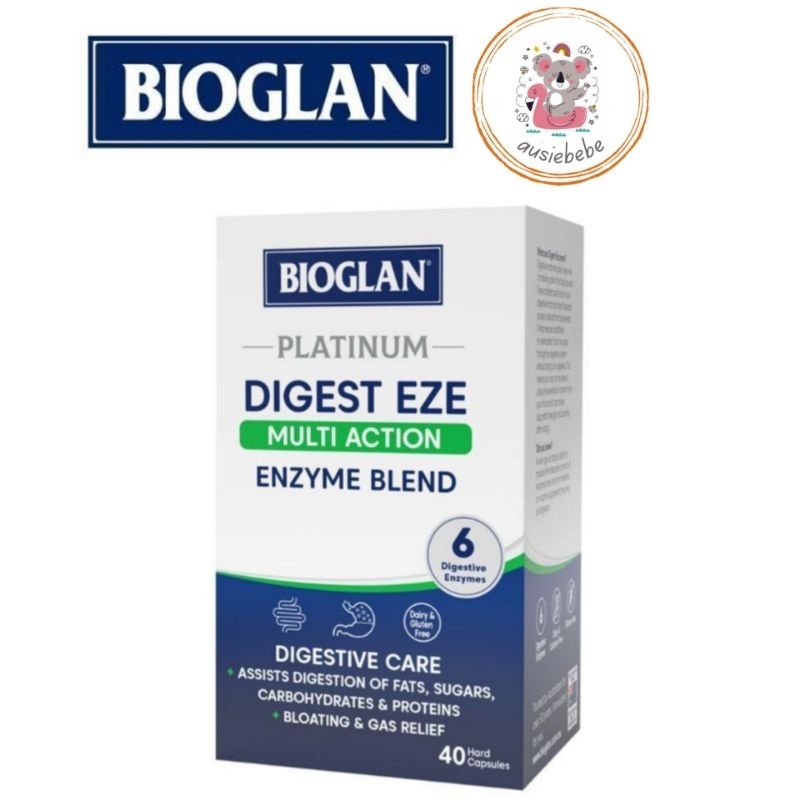 Jual Bioglan Platinum Digest Eze Multi Action 40 Capsules | Shopee Indonesia