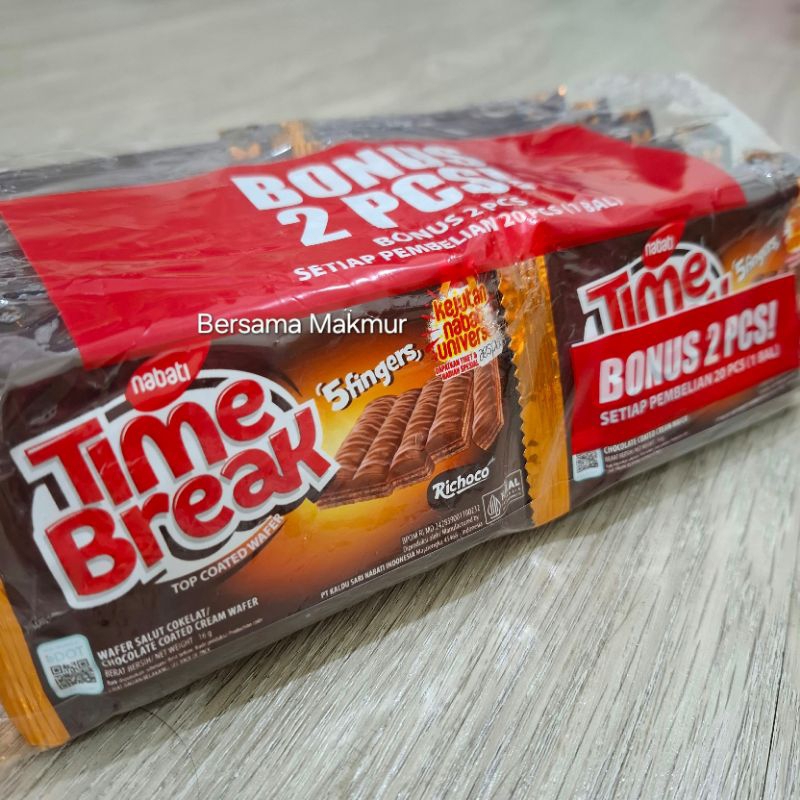 Jual TIME BREAK richoco & richeese nabati 20x16g | Shopee Indonesia