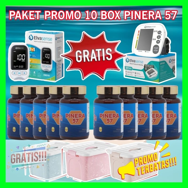 Jual PINERA 57 10 BOX PAKET SPESIAL 2024!! (FREE ALAT CEK GCU 3 in 1 ...