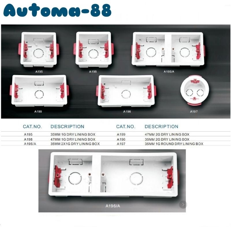 Jual Mangkok tanam listrik Inbow Dus kotak bulat dobel A195 196 A197 ...